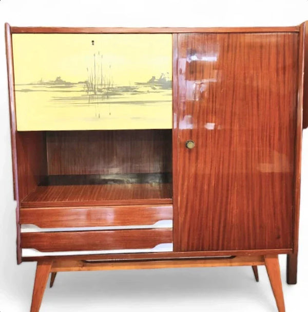 Mid Century Modern Italian Chest of Drawers – Vintage Vault